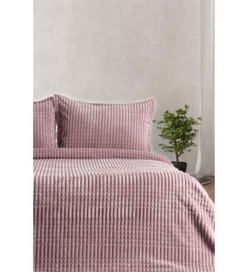 Merinos Modern Line Tek Kişilik Battaniye Seti Pudra Fiyatı